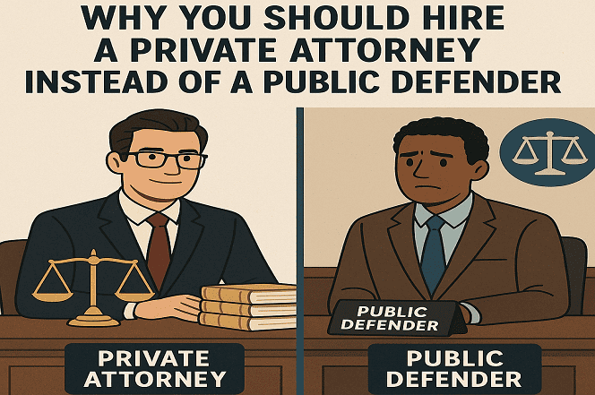 Private Attorney vs Public Defender: Why It Matters
